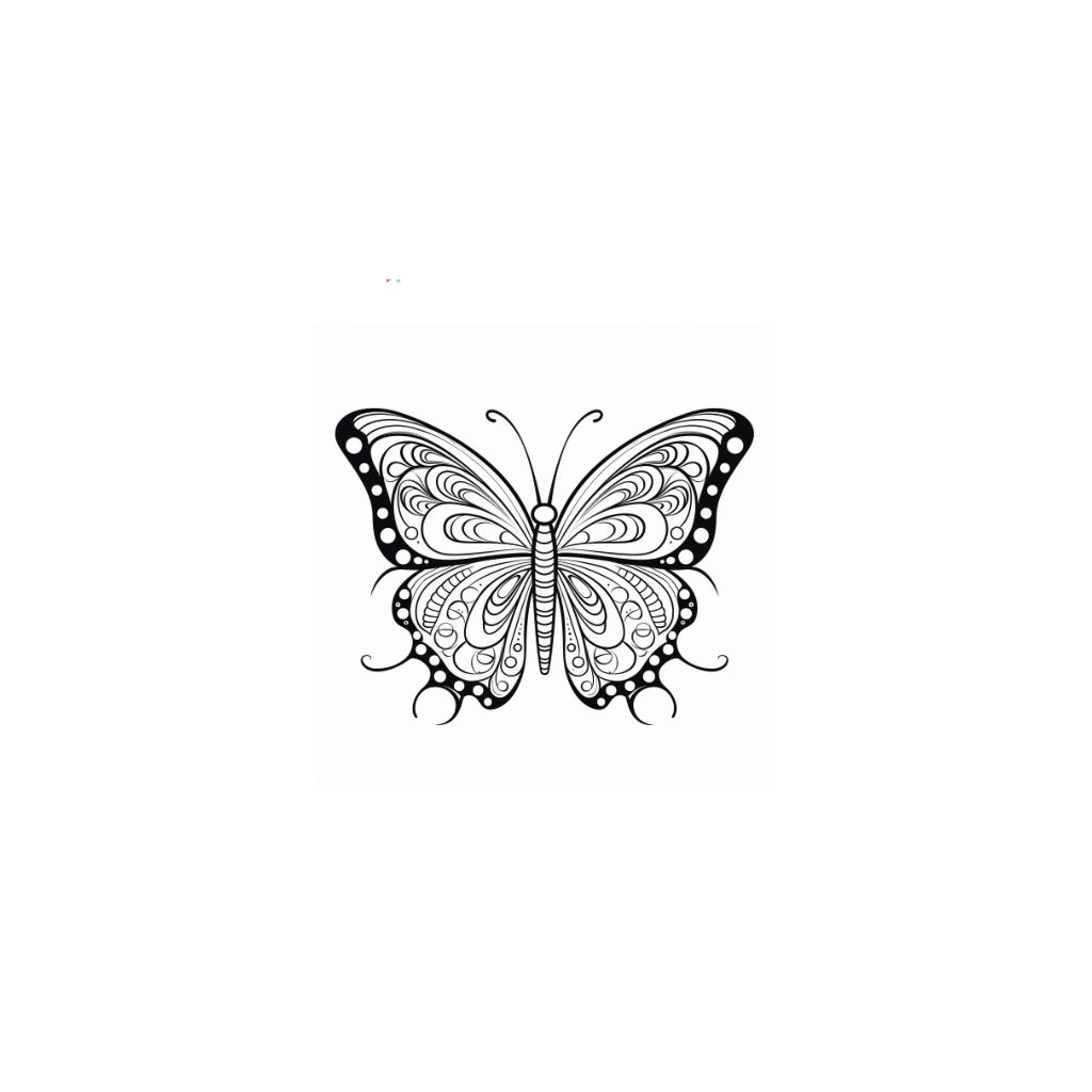 Dibujo de mariposa monarca la reina de las mariposas para colorear Dibujo de mariposa monarca la reina de las mariposas para colorear